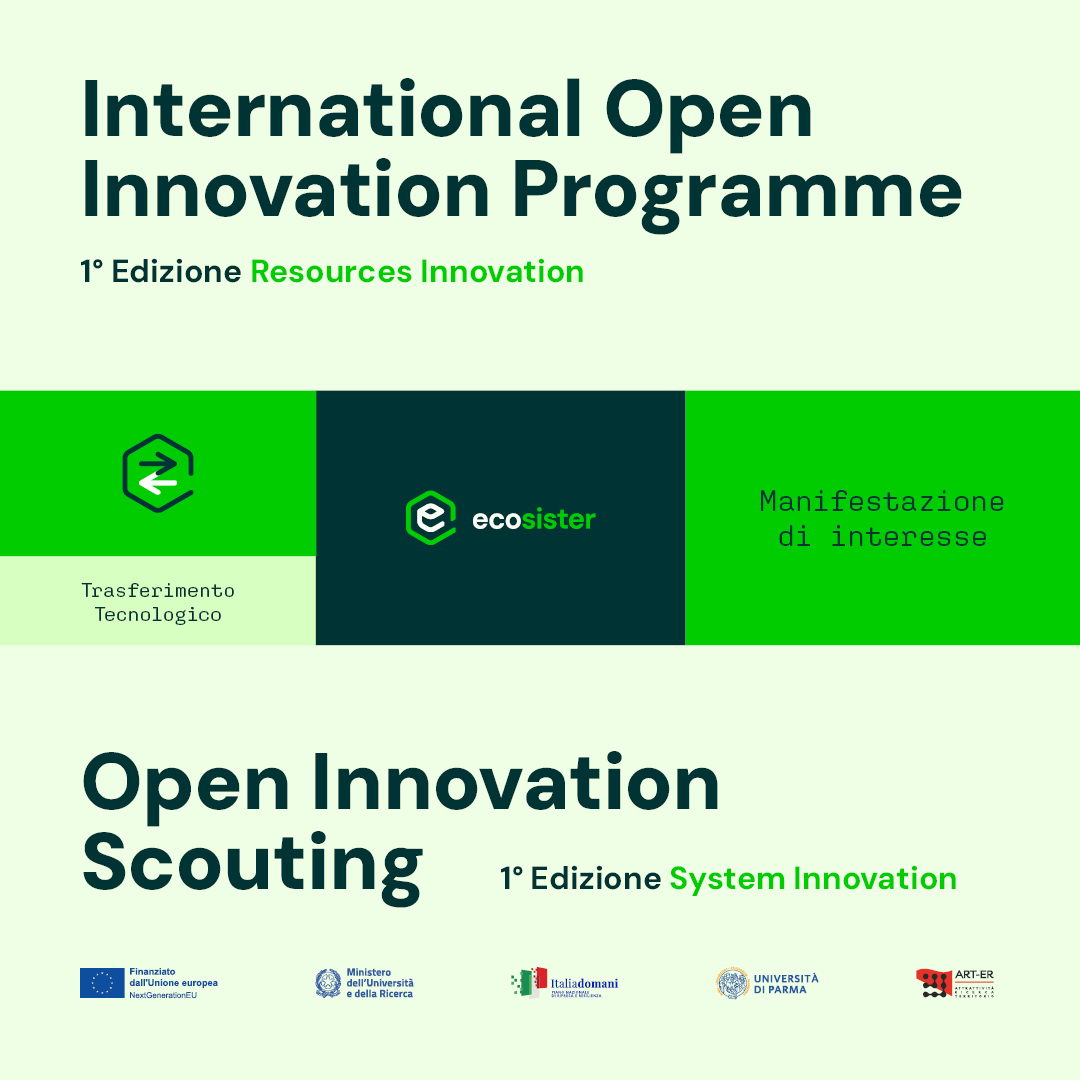 Aperte le candidature per i Programmi di Open Innovation di Ecosister ...